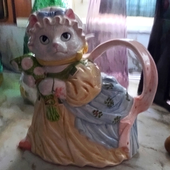Lefton | Dining | Lefton Cat Coffee Teapot Victorian Cat Kitten | Poshmark